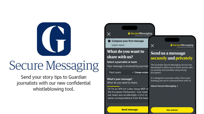 InPublishing: The Guardian launches Secure Messaging